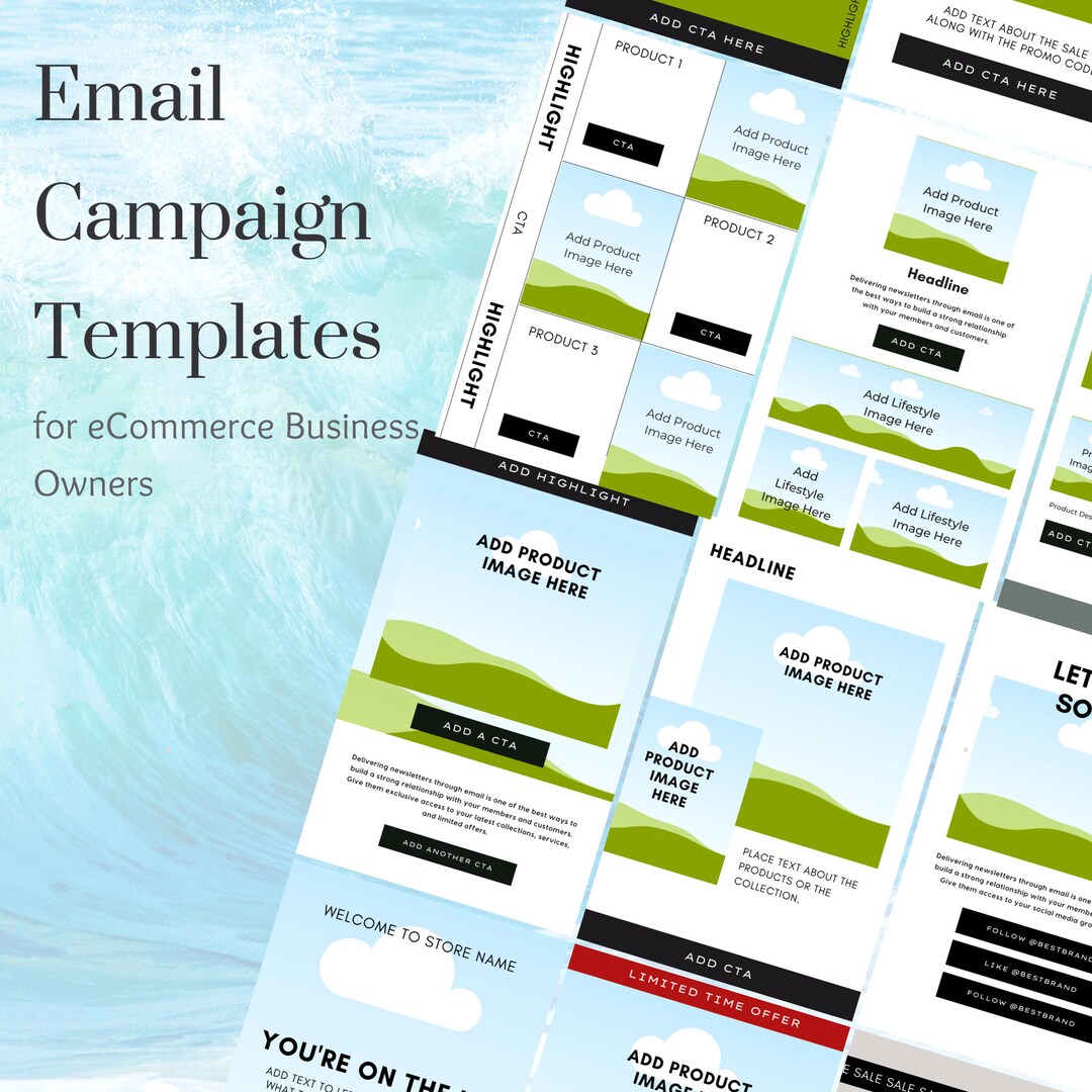 Editable Email Templates Email Marketing, Product Marketing Email ...