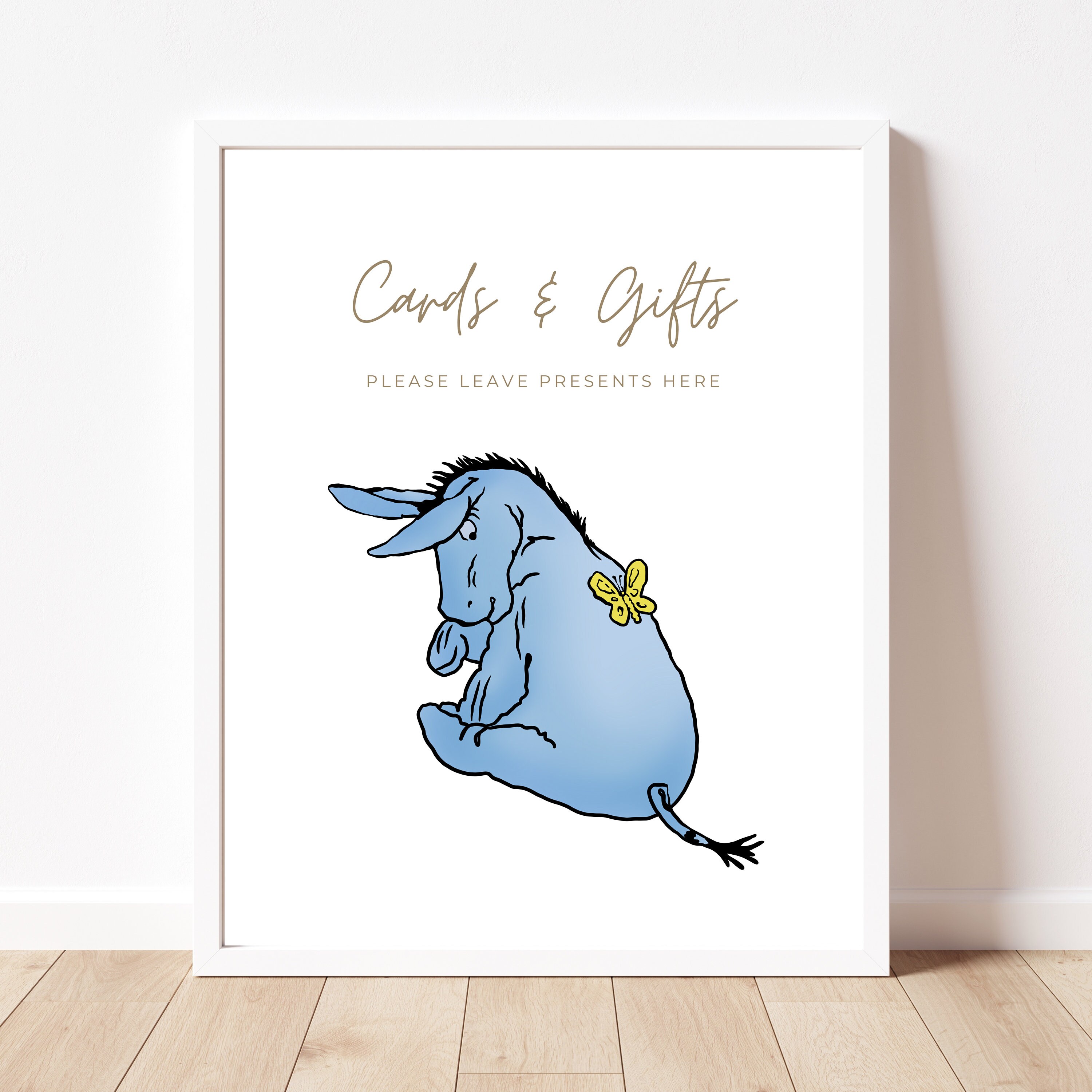 Classic Winnie the Pooh Baby Shower Themed Signs Gender Neutral Themed ...