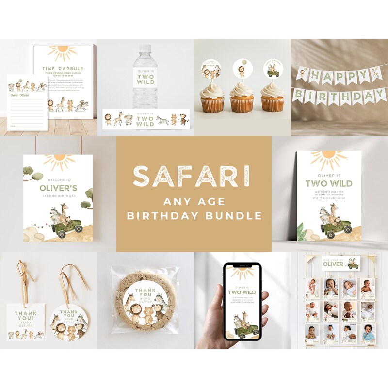 Wild One Birthday Bundle - Etsy