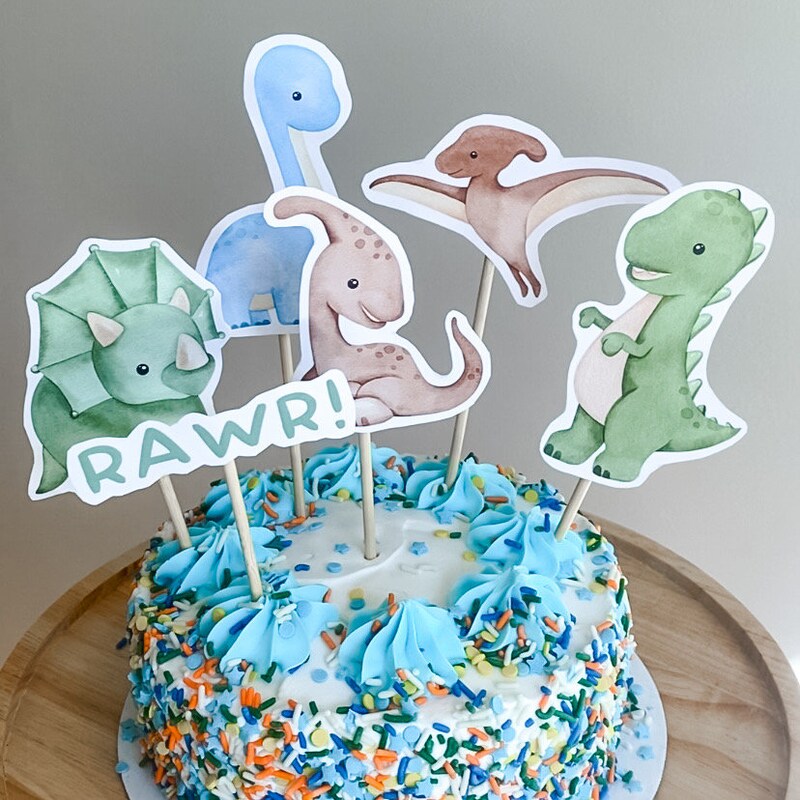 Dinosaur Topper - Etsy