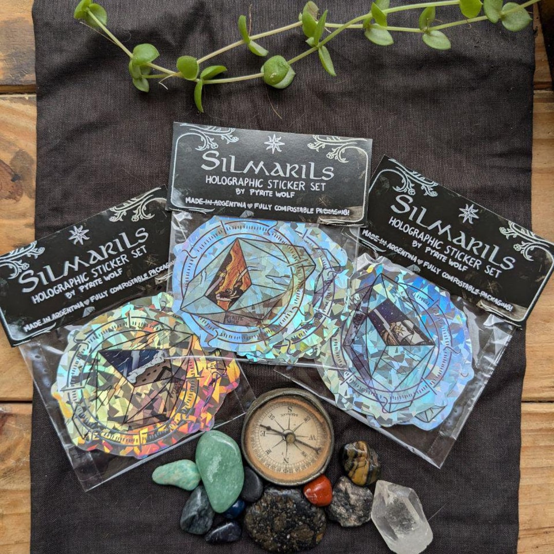 Holographic Silmaril Stickers (3-pack) - Etsy