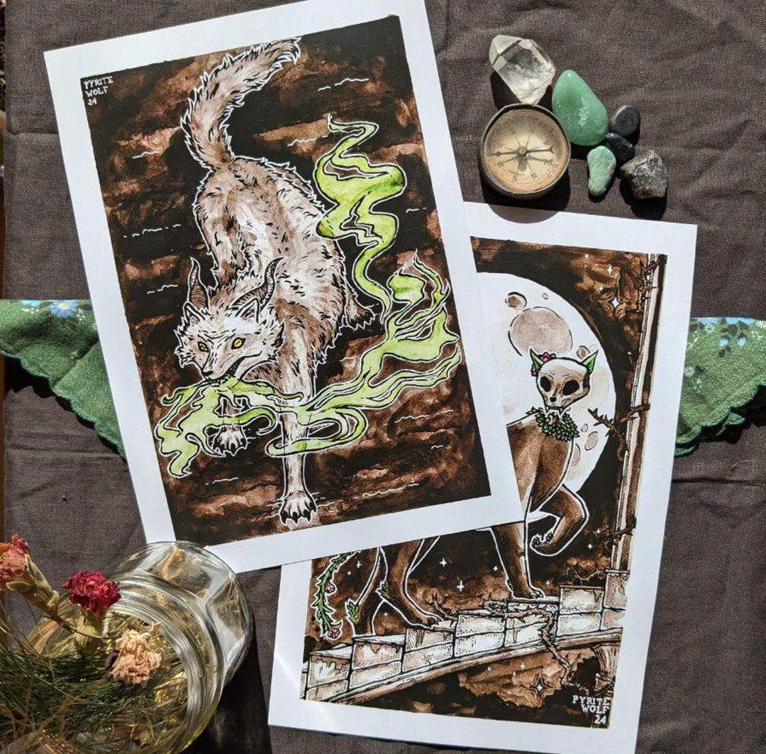 Original Art Prints: Twisted Creatures - Etsy