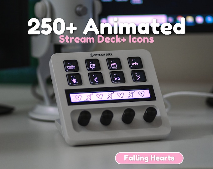 ANIMATED RED NEON stream deck icons | Streamer | Twitch | Discord ...