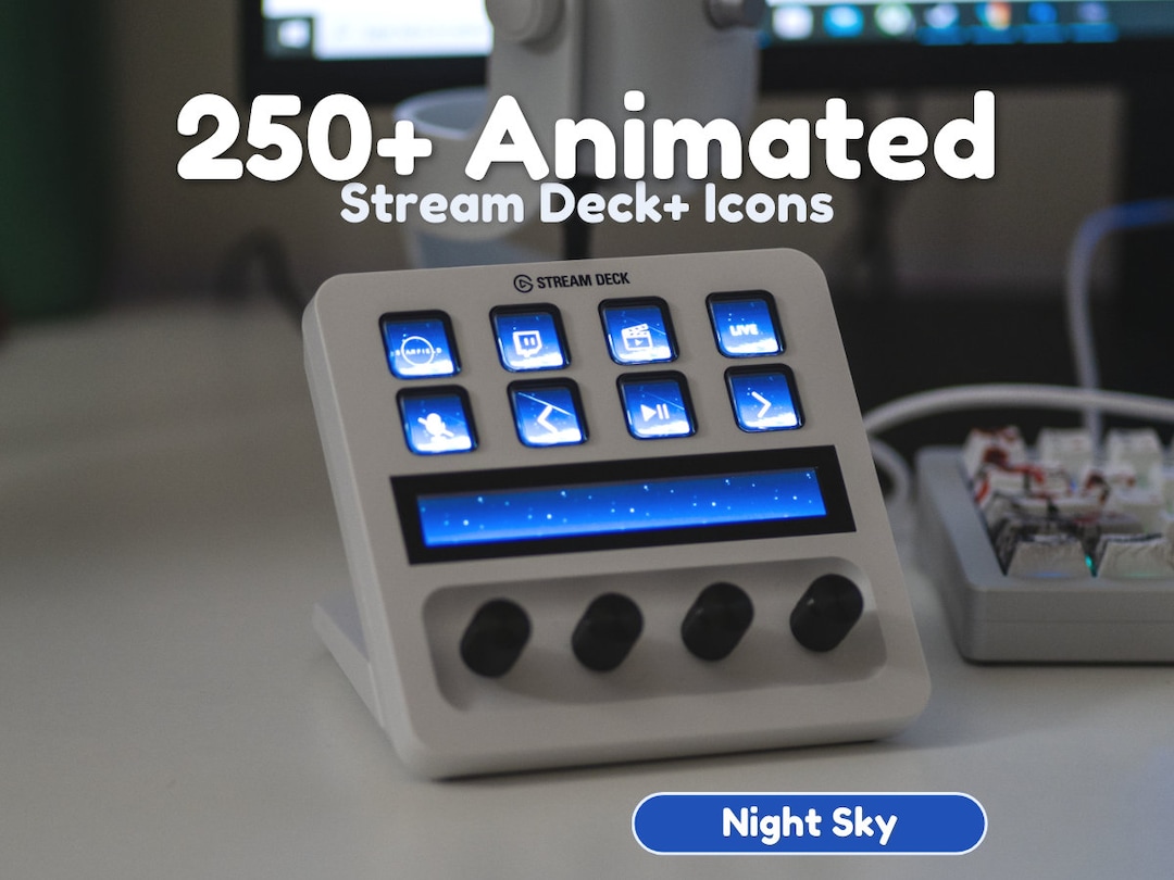 Animated Night Sky Set | Stream Deck Icons | 500+ Icons for Elgato ...