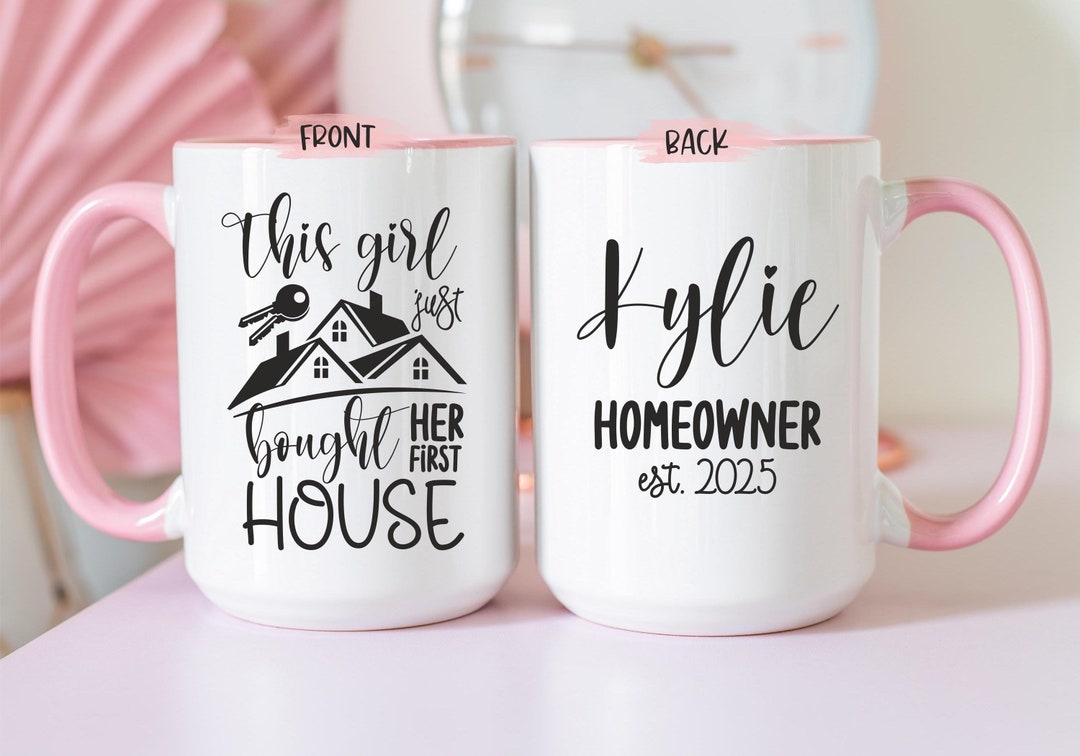 Homeowner Mug, First Time Homeowner Gift, Closing Gift for Homeowner ...