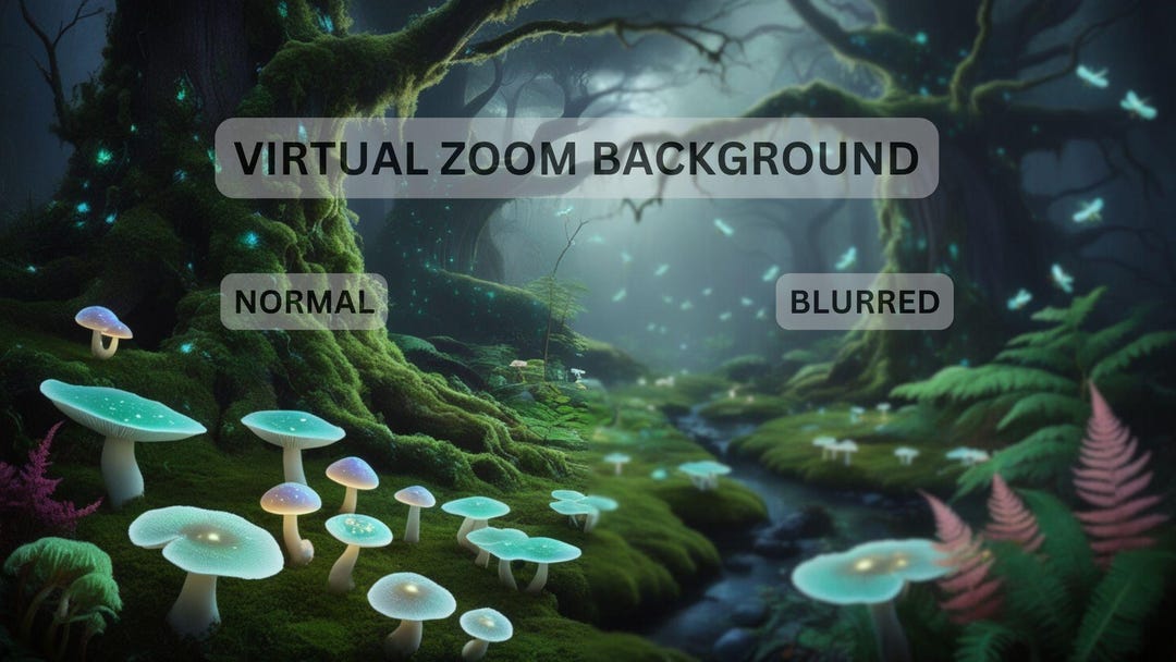 Zoom Background,mystical Background Zoom,magic Home Office Background ...
