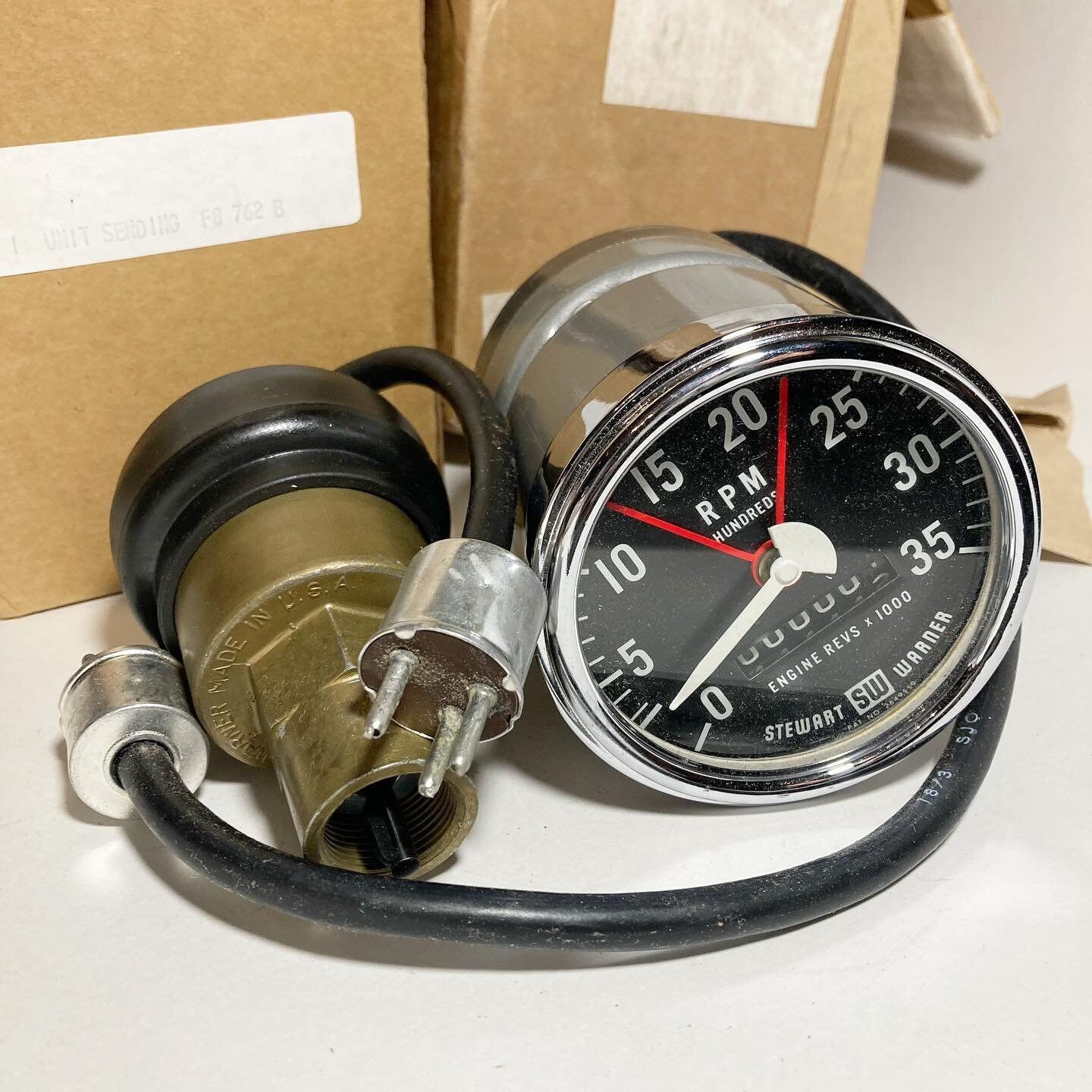 Stewart Warner Tachometer & Sender - Etsy
