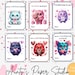Monster Love Valentines Cards | Digital Download - Etsy