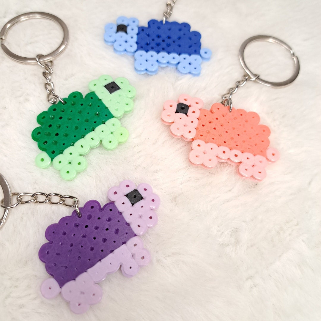 Cute Colorful Turtles Iron-on Bead Keychains - Etsy
