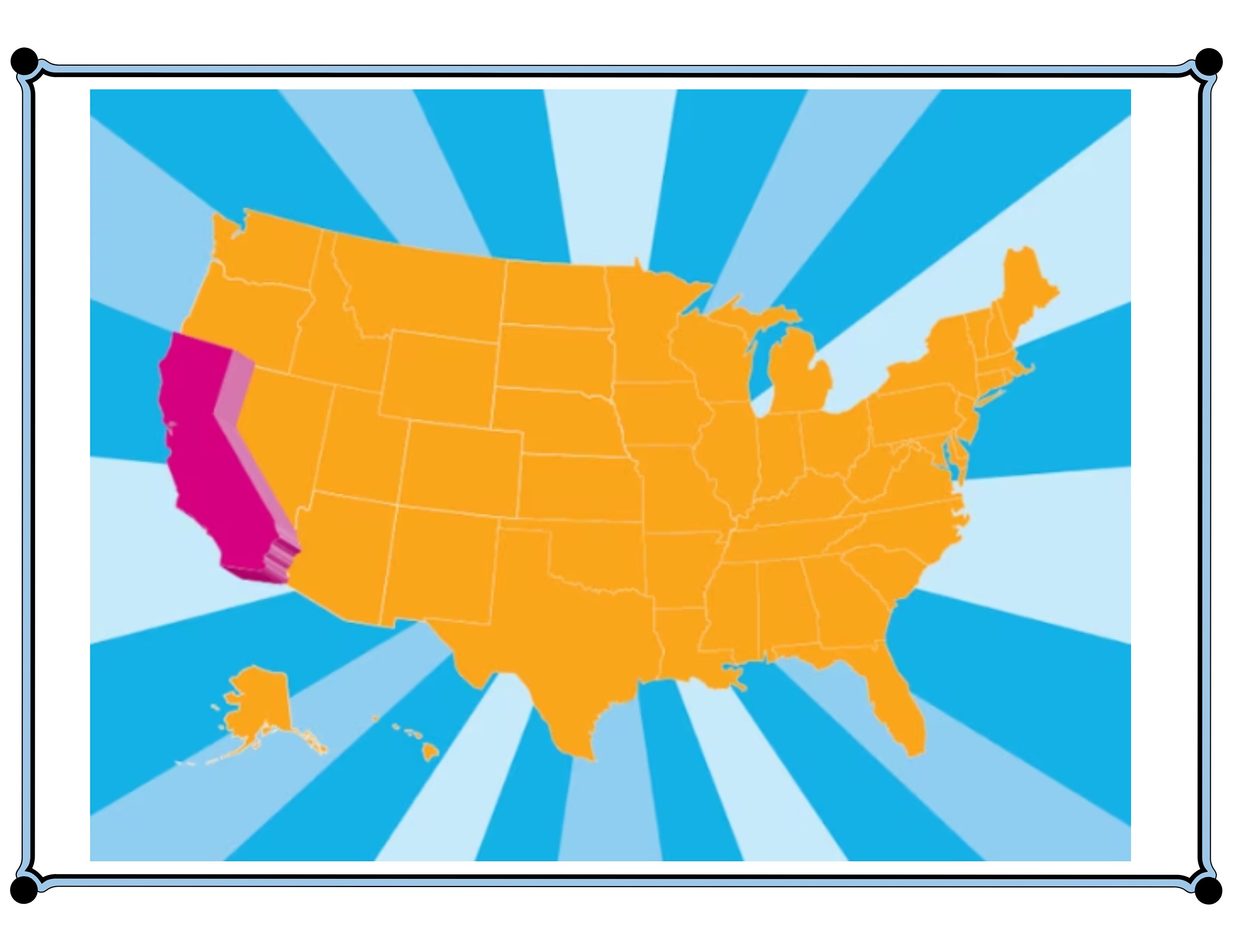 California Family Road Trip Games, Kids Activities (digital Download ...