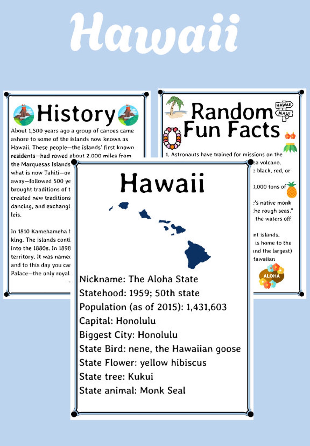 Hawaii Family Trip Games, Family Vacation, Road Trip, Travel Games ...