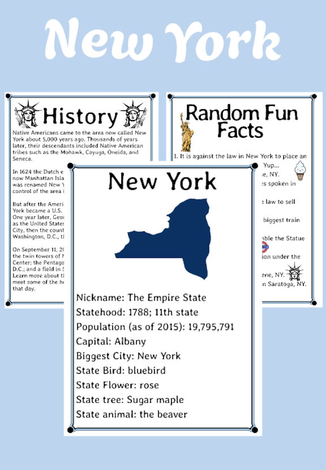 New York Family Trip Games, Family Vacation, Road Trip, Travel Games ...