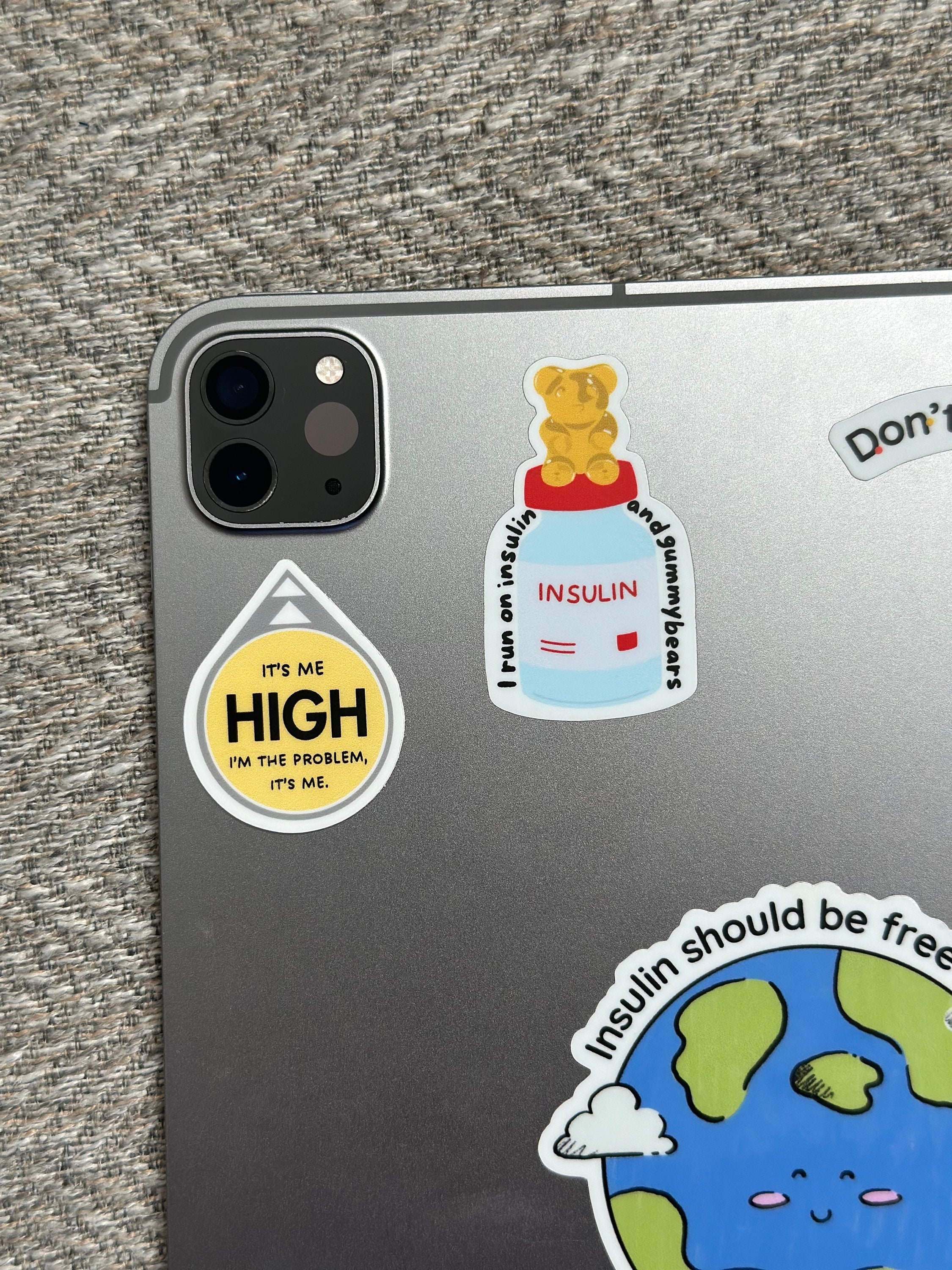 Its Me High Im the Problem, Fun Diabetes Sticker, T1D Sticker, Type One ...