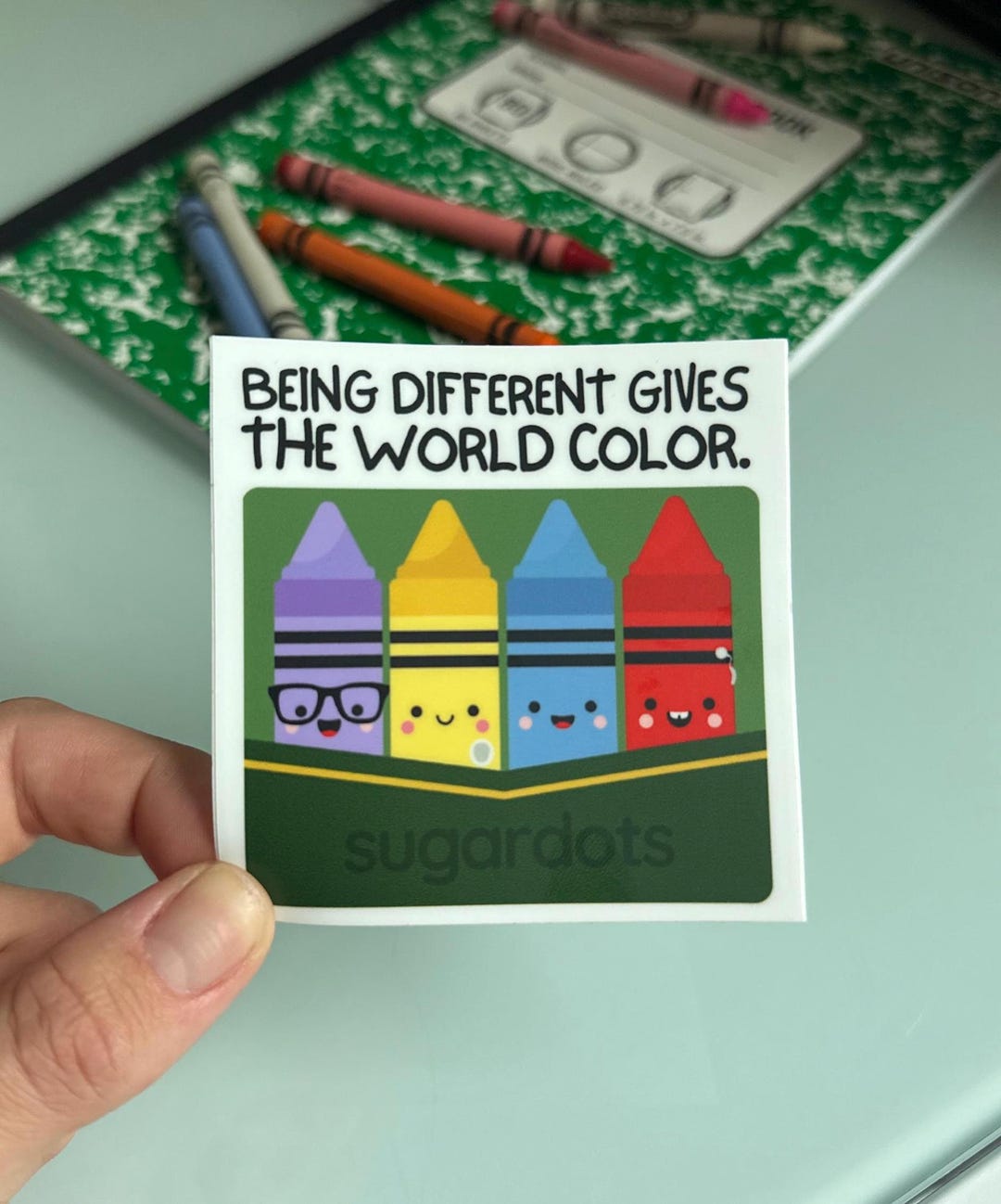 Being Different Gives the World Color, Fun Diabetes Sticker, T1D ...