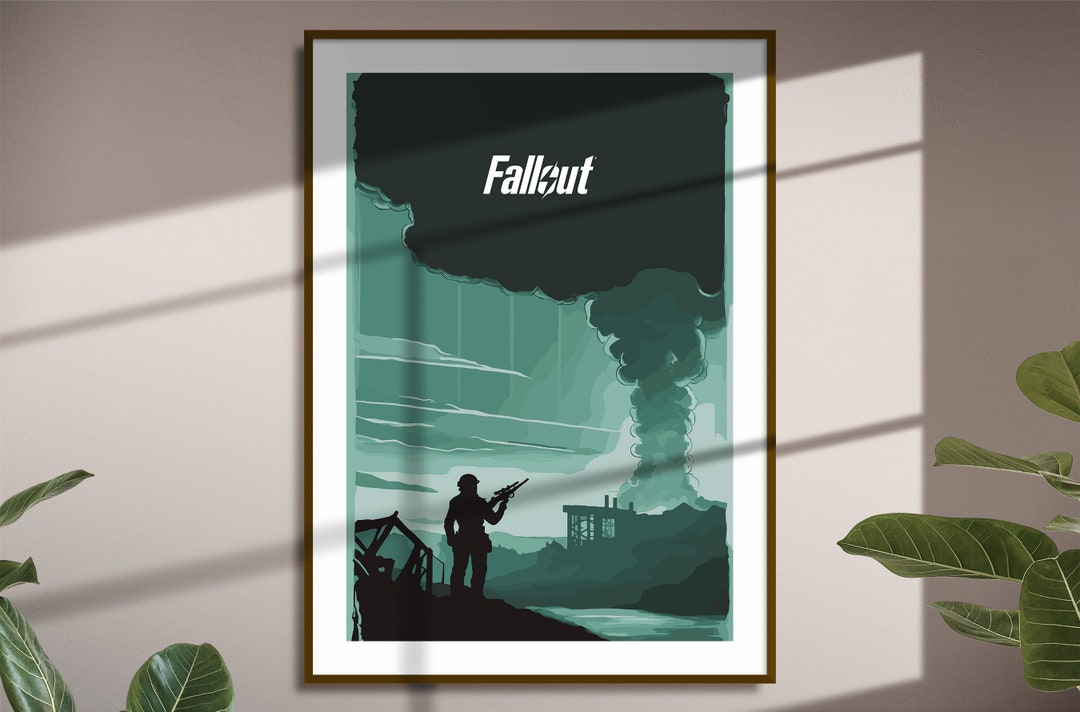 Fallout Poster, Fallout Art Print, Video Game Poster, Video Game Art ...