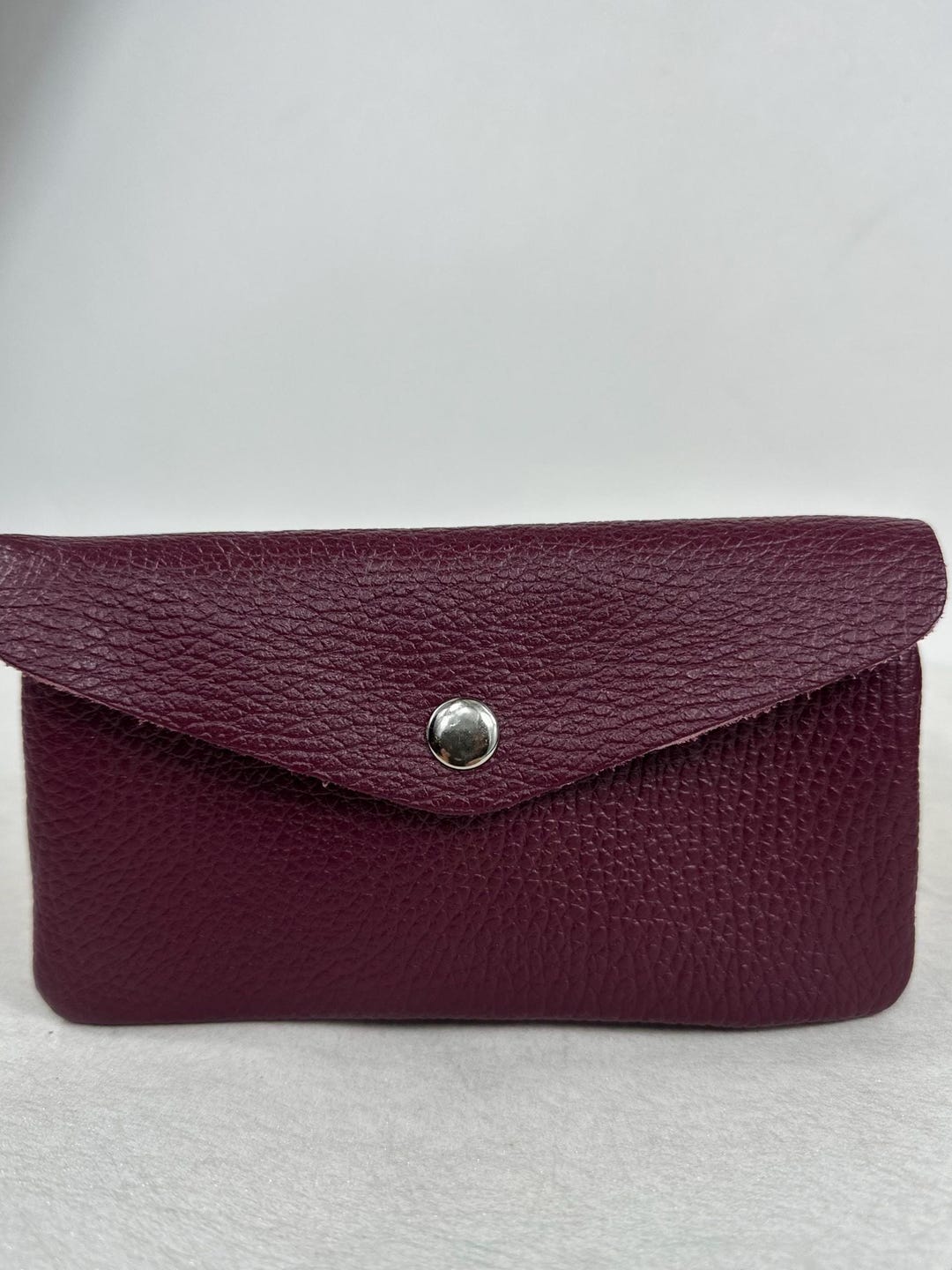 Genuine Leather Coin Purse • Small Wallet 16×9 Cm • Minimalist Card ...