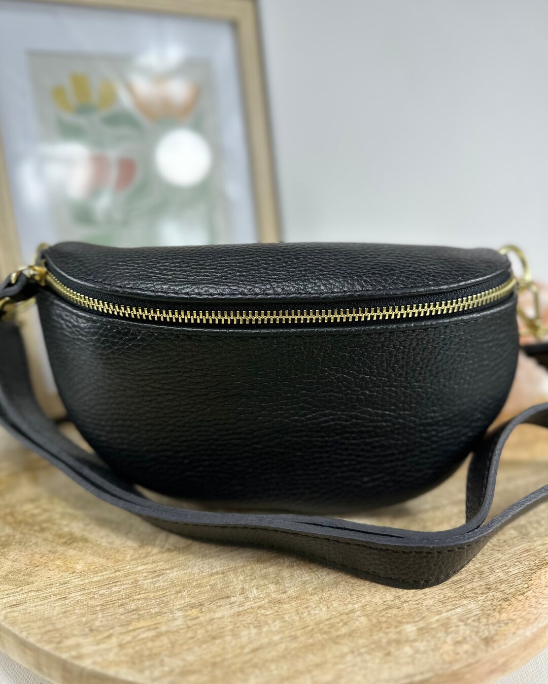 Genuine Leather Fanny Pack – Size 23*13 Cm – Zip Closure – Adjustable ...