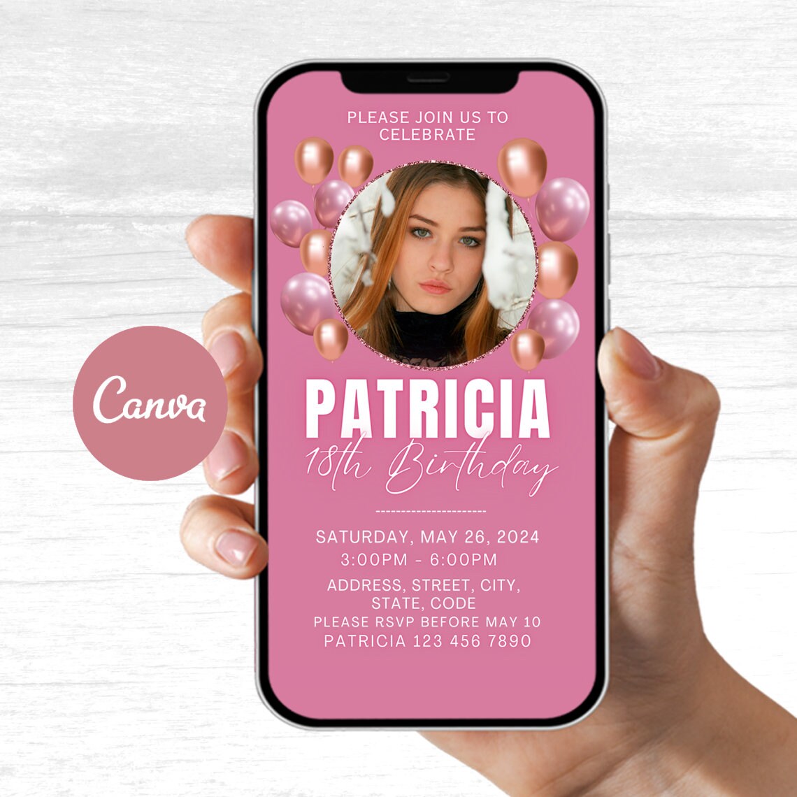 Pink and Rose Gold Birthday Bundle, Pink and Rose Gold Bundle, Pink and ...