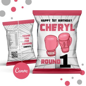 Pink Boxing Birthday Bundle, Boxing Bundle, Little Champ Party, Boxing ...