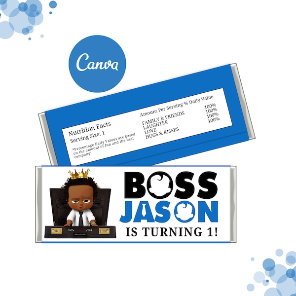 Boss Baby Candy Wrapper - Etsy