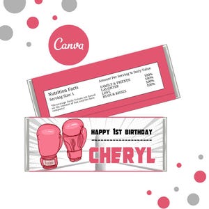 Pink Boxing Birthday Bundle, Boxing Bundle, Little Champ Party, Boxing ...