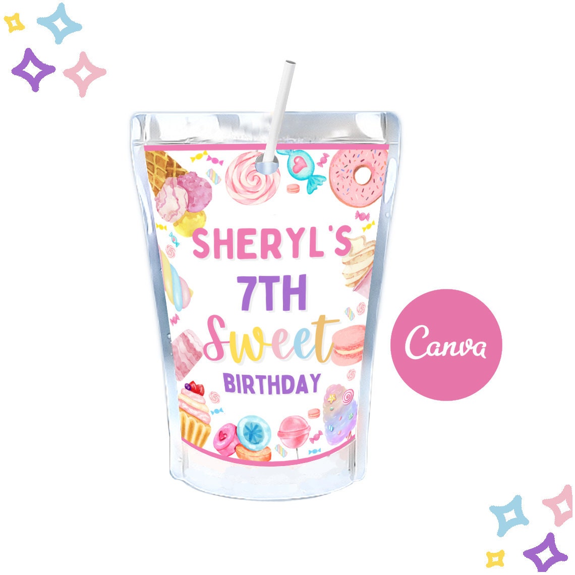 Sweets Candy Birthday Bundle, Sweets Candy Bundle, Sweets Candy Party ...