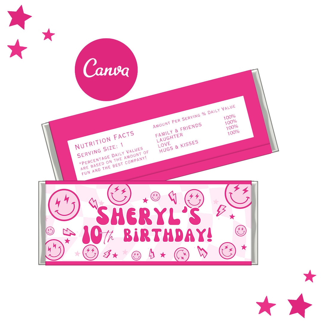 Preppy Hershey Bar, Preppy Candy Bar, Preppy Party, Preppy Birthday ...