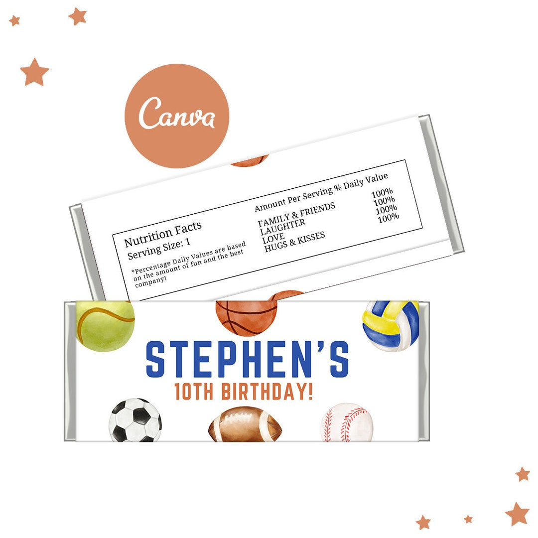 All Star Hershey Bar, All Star Candy Bar, All Star Party, All Star ...