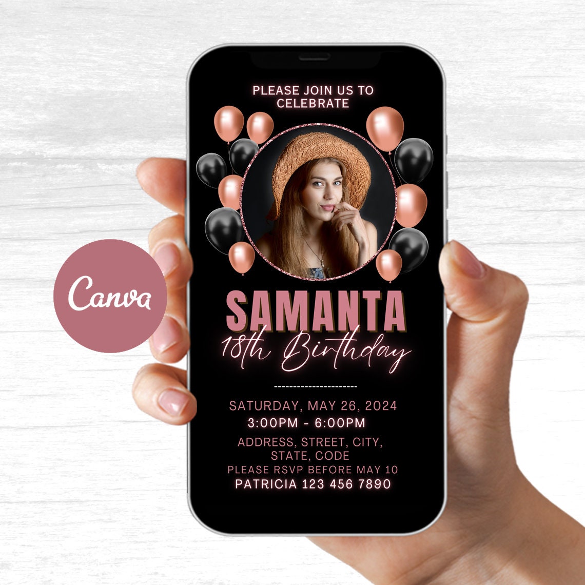 Black and Rose Gold Birthday Bundle, Black and Rose Gold Bundle, Black ...