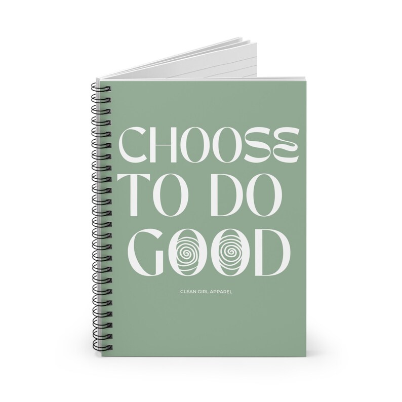 Trendy Aesthetic Notebook, Aesthetic Spiral Notebook, Mindful Planner ...