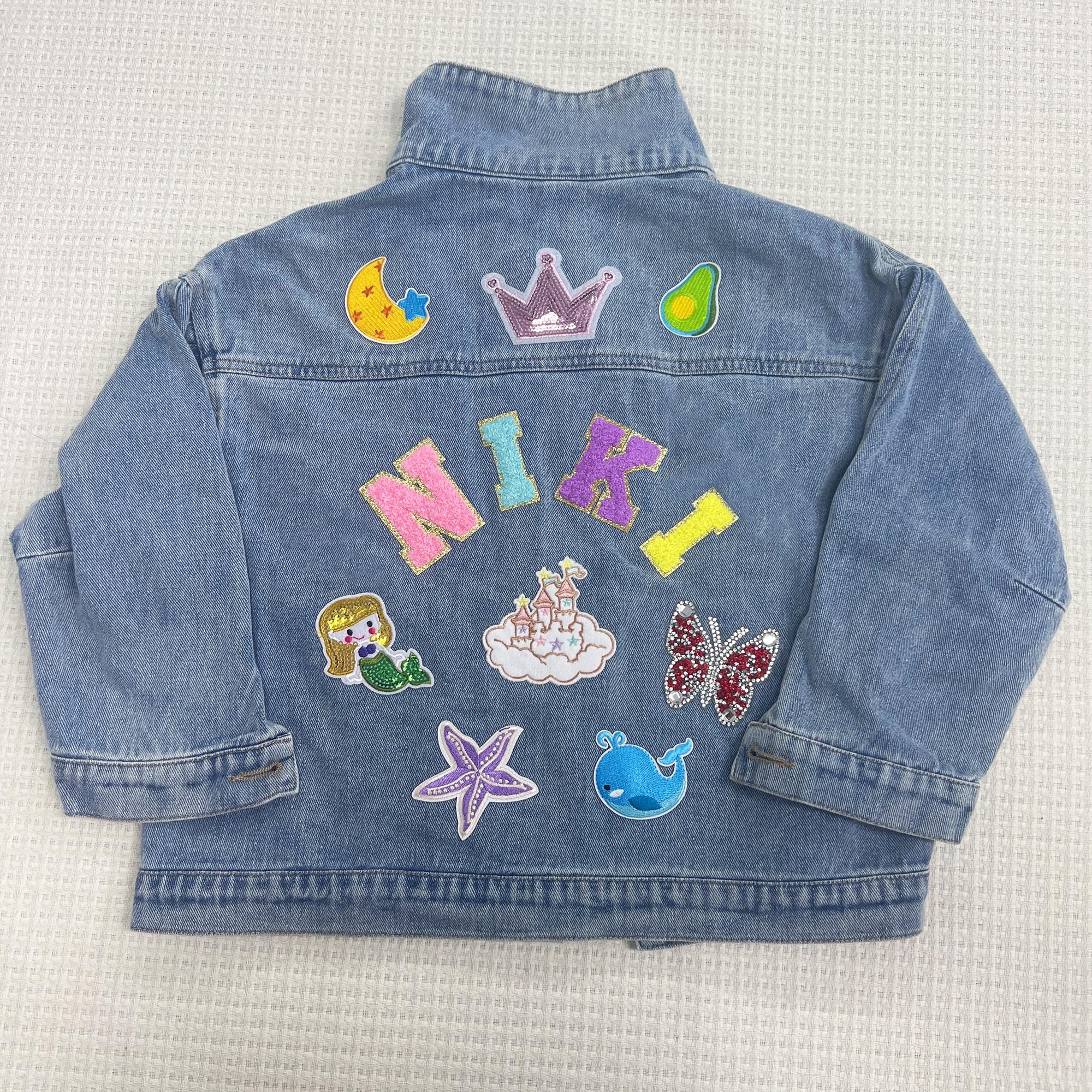 Personalized Denim Jackets, Custom Name Patch Jean Jacket, Denim ...
