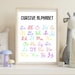 Cursive Alphabet Poster Digital Download - Etsy