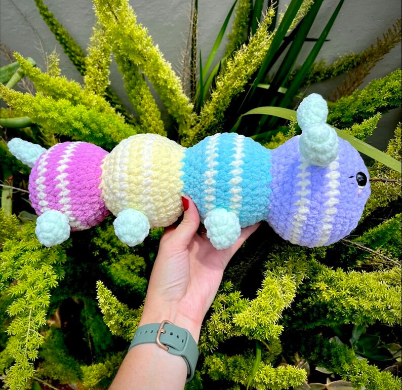 Daisy the Caterpillar, Crochet Pattern - Etsy