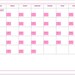 2024 Pink Monthly Calendar PDF Downloadable - Etsy