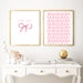2 Phi Mu Sorority Art Prints, Digital Downloads, Preppy Pink College Wall Decor - Etsy