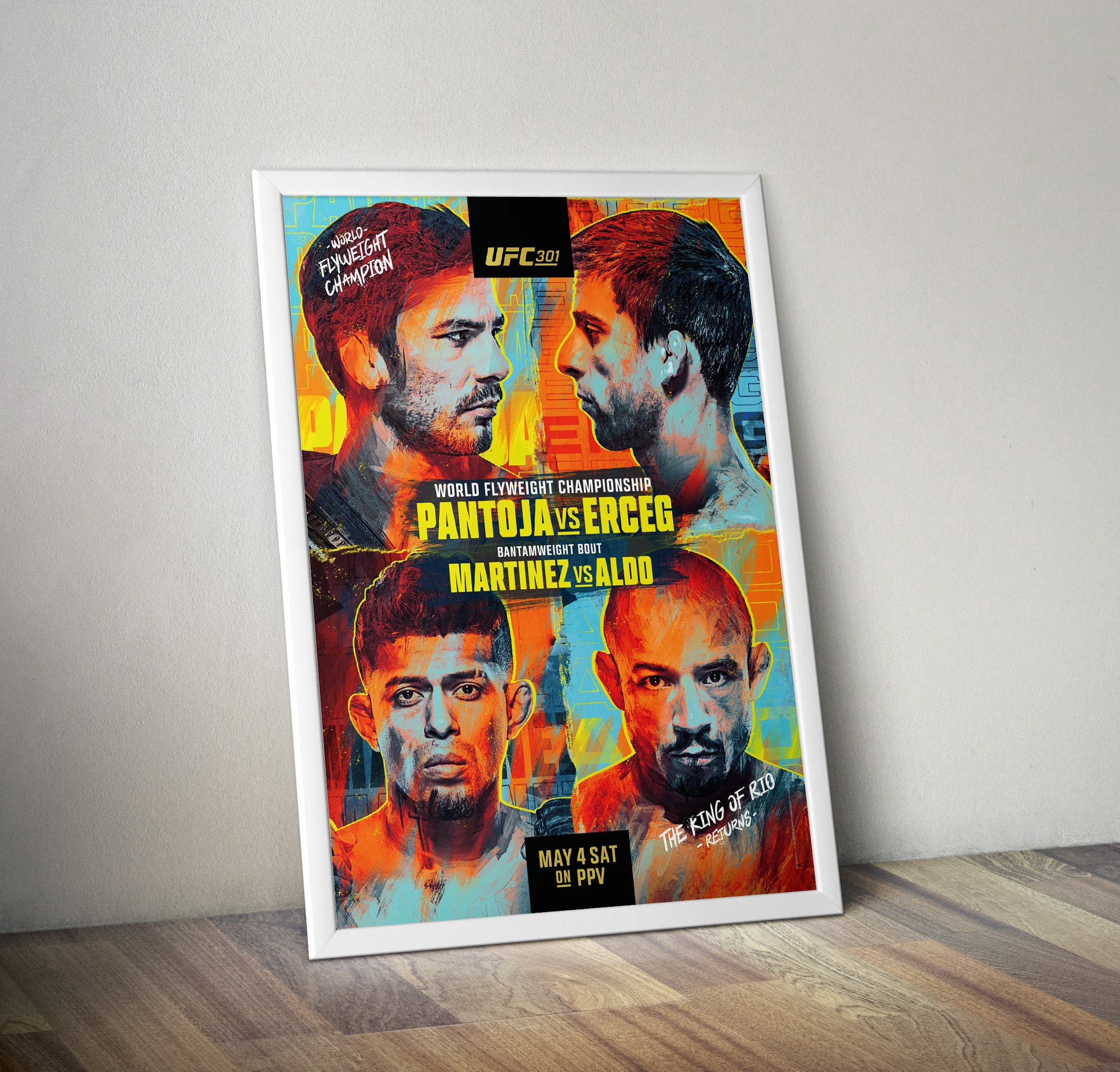 UFC 301 Poster Genuine Design - Etsy
