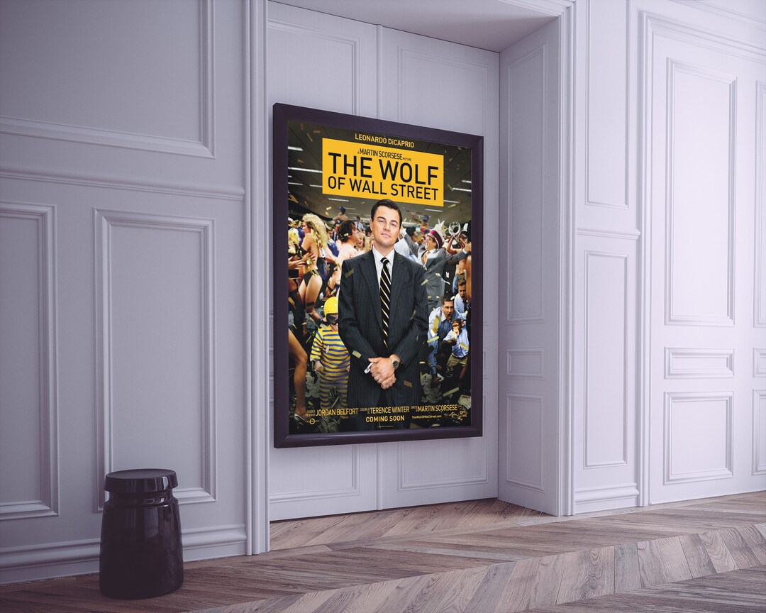 Wolf of Wall St Poster Genuine Design - Etsy
