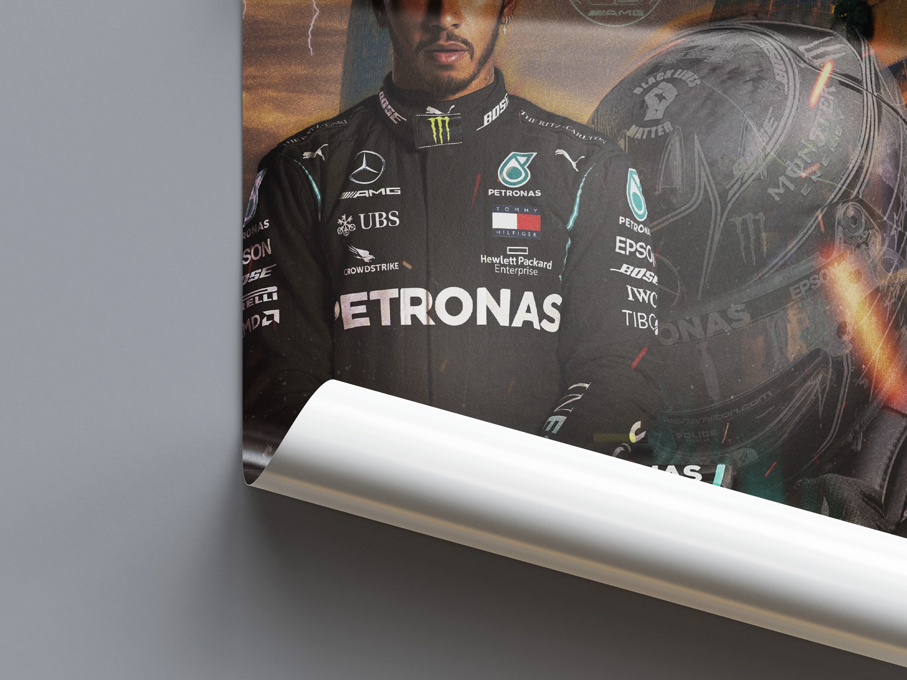 Lewis Hamilton | Formula 1 Poster | Mercedes | Ultra High Quality Print ...