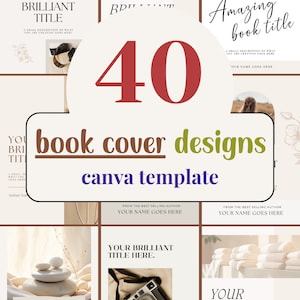 40 Ebook Cover Design Aesthetic Book Cover Template for Author E-book ...