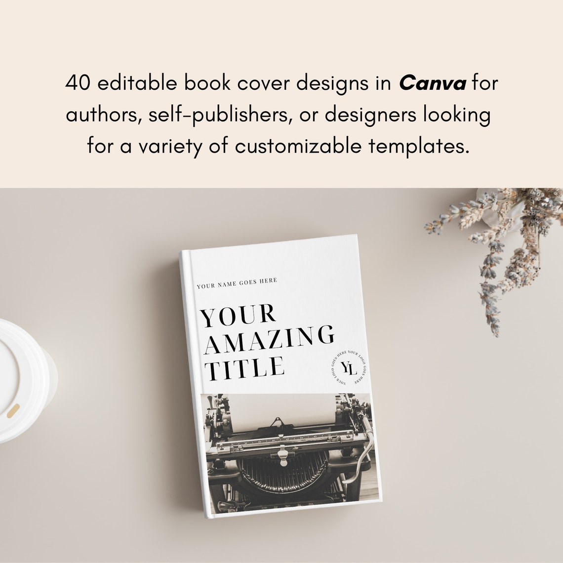 40 Ebook Cover Design Aesthetic Book Cover Template for Author E-book ...