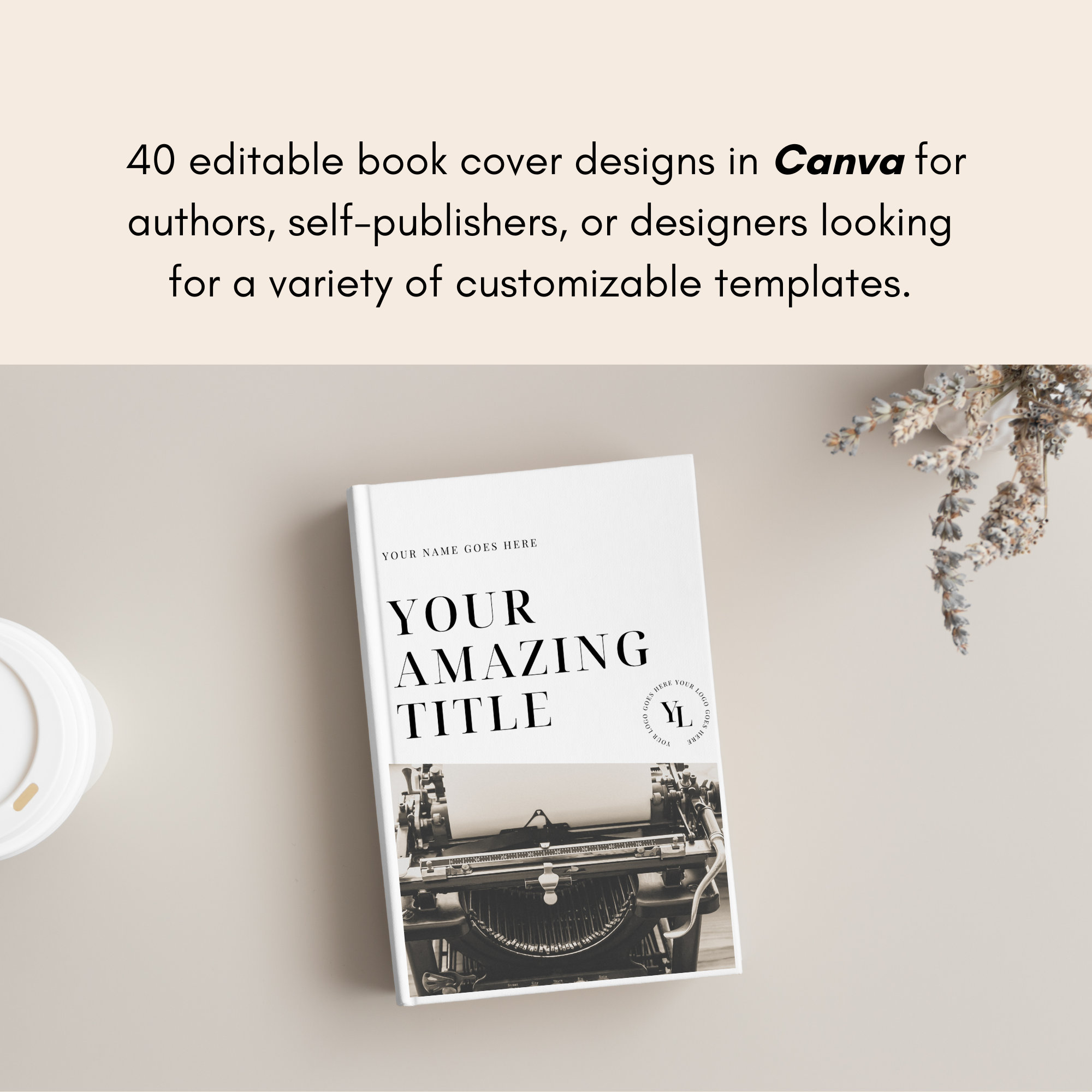 40 Ebook Cover Design Aesthetic Book Cover Template for Author E-book ...