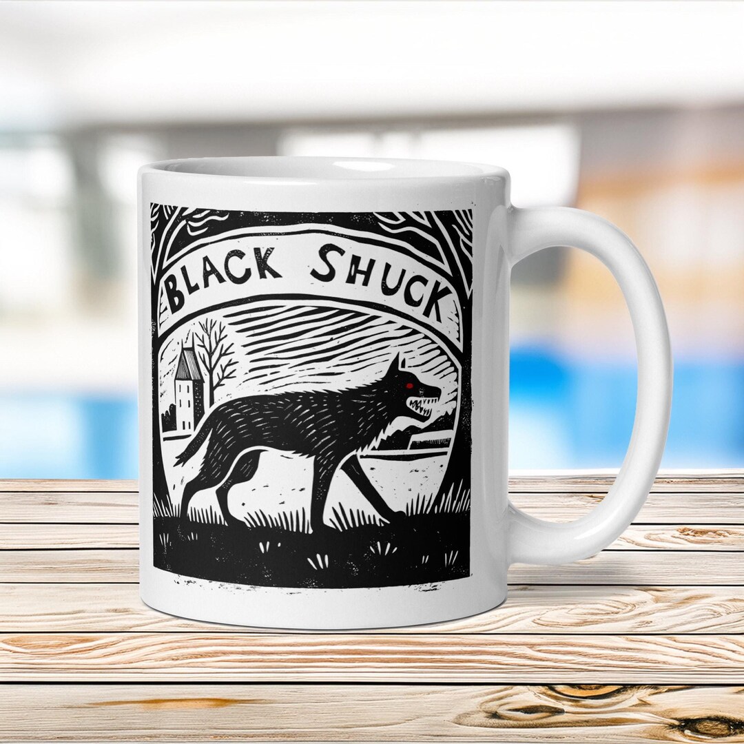 Black Shuck Devil Dog East Anglia, Norfolk Suffolk Folklore White ...