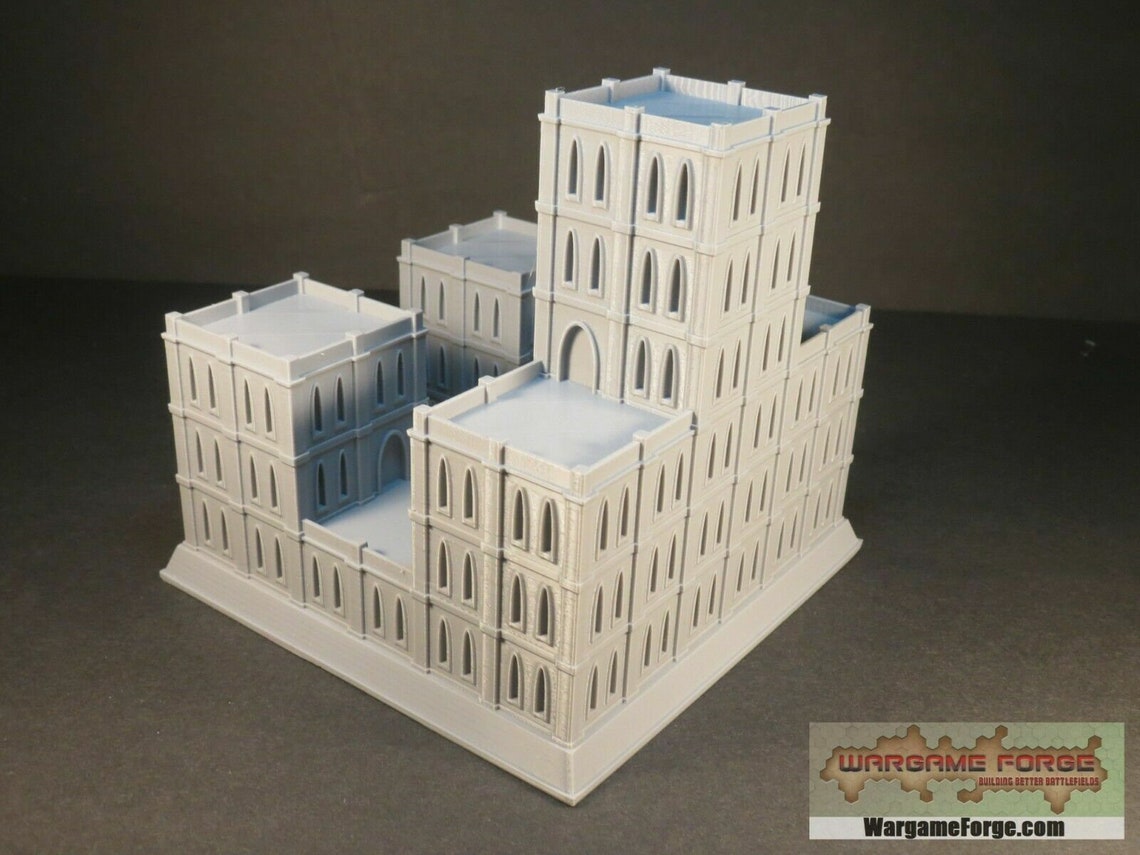Gothic Imperial Palace Tabletop Wargame Terrain Battletech 3D Printed ...