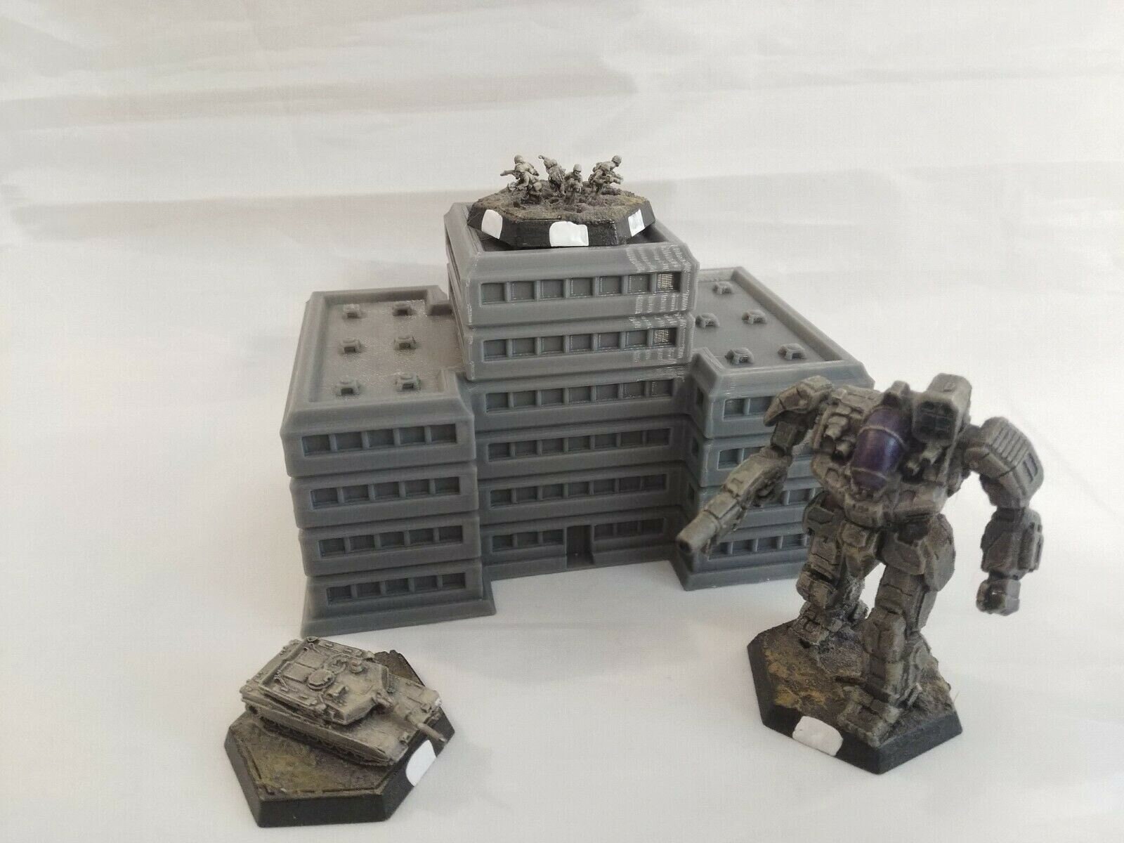Military Command Building, Tabletop War Game Terrain Battletech - Etsy