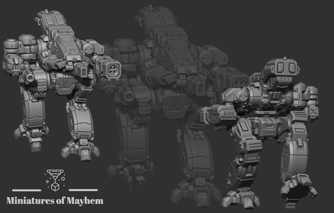 Wackmaster MWO S2r by PMW Alternate Battletech Mechwarrior Miniatures ...
