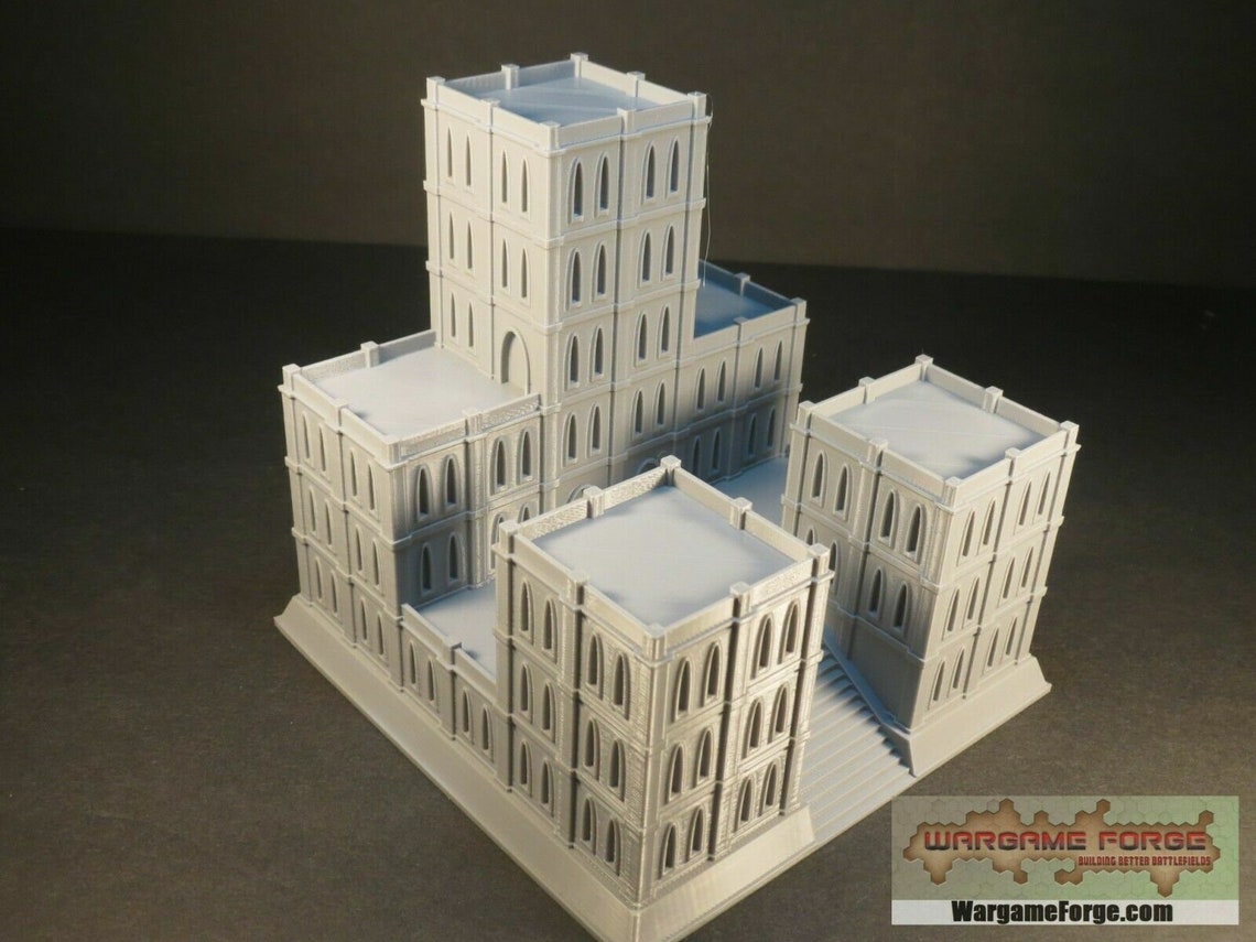 Gothic Imperial Palace Tabletop Wargame Terrain Battletech 3D Printed ...