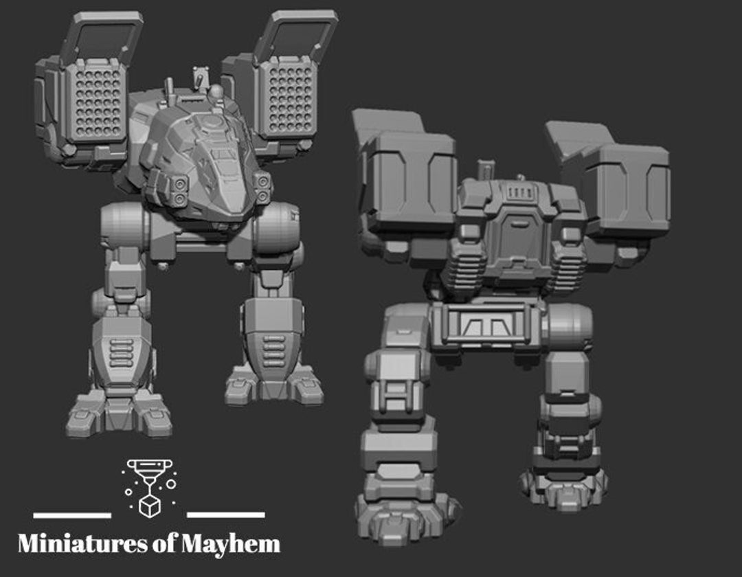 Cplt-c1 catapult Alternate Battletech Mechwarrior Miniatures - Etsy