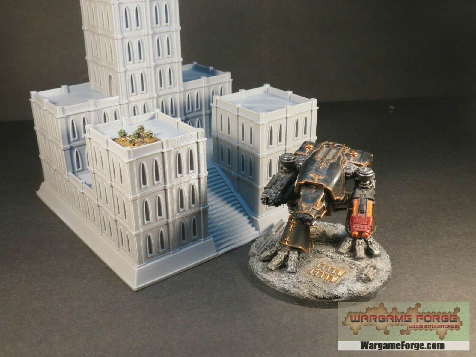 Gothic Imperial Palace Tabletop Wargame Terrain Battletech 3D Printed ...
