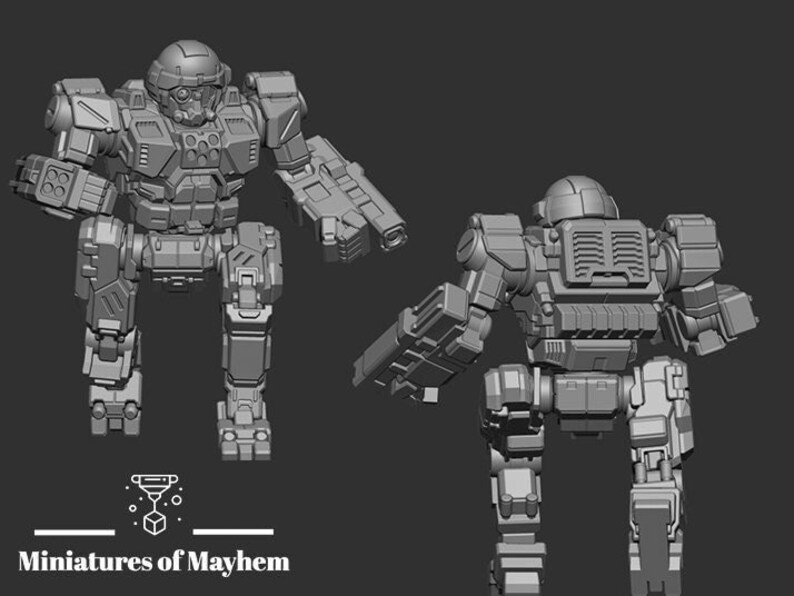 Arnold 2D by PMW Alternate Battletech Mechwarrior Miniatures - Etsy