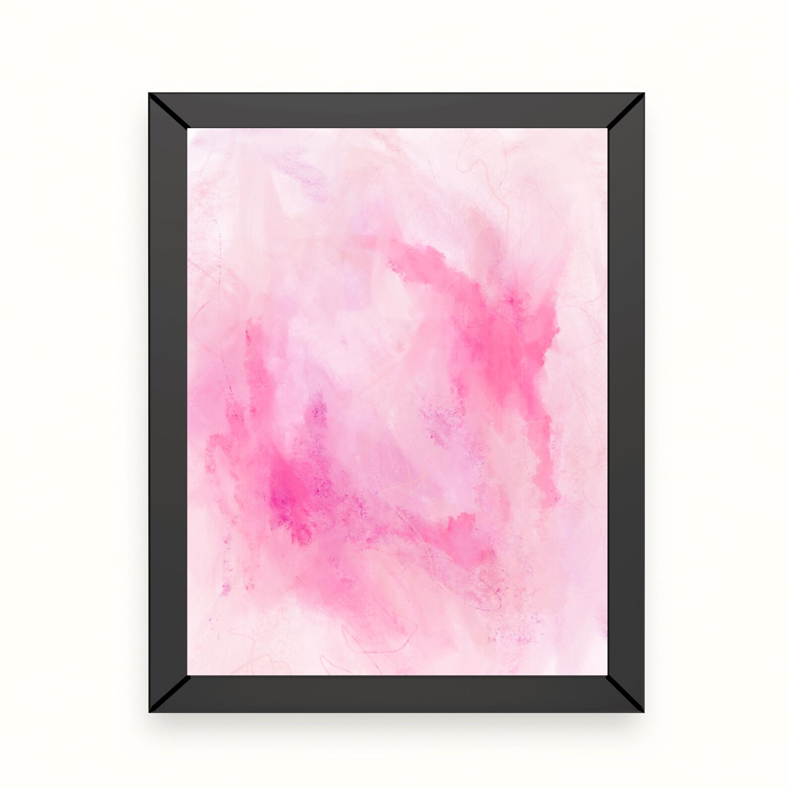 MAYA Pink Abstract Art 8x10 Inch Digital Download Print Vibrant Modern ...